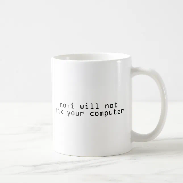 Computer Fixer Techie Geek Coffee Mug | Zazzle