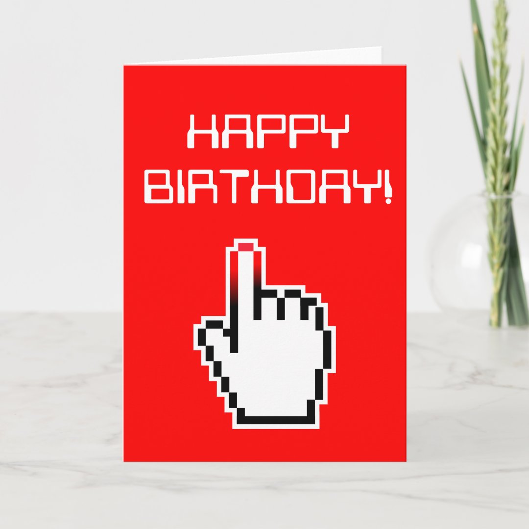 Computer Geek Birthday Card | Zazzle