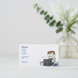 computer geek business card | Zazzle