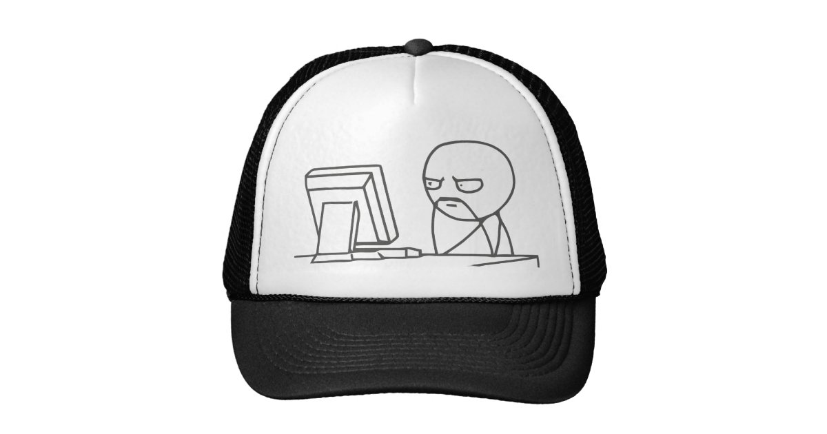Computer Guy Meme‏ - Hat | Zazzle