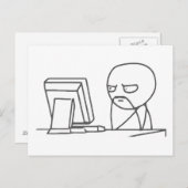 Computer Guy Meme‏ - Postcard | Zazzle