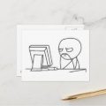Computer Guy Meme‏ - Postcard | Zazzle