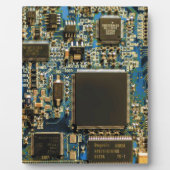 Computer Hard Drive Circuit Board - Blue Plaque | Zazzle