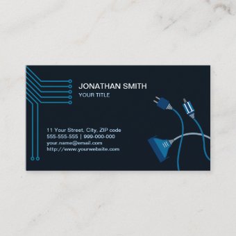 Computer Hardware Technician business card | Zazzle