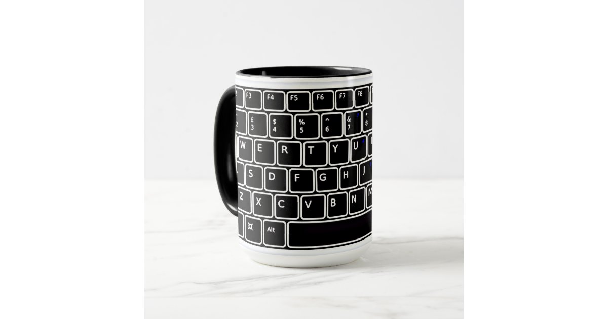 Computer Keyboard Design Coffee Mug | Zazzle