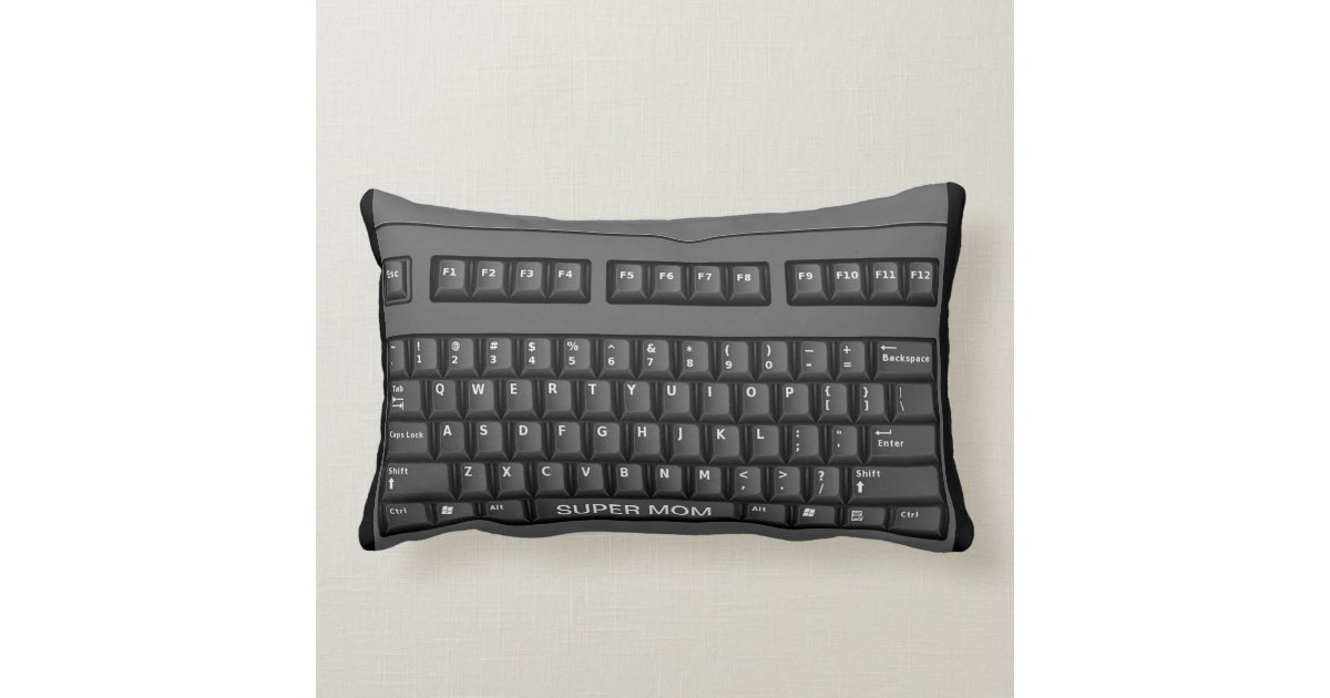 Computer Keyboard Lumbar Pillow | Zazzle.com