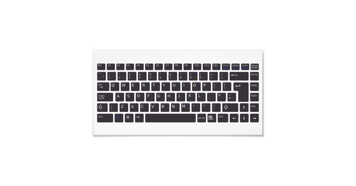 Computer Keyboard Poster | Zazzle