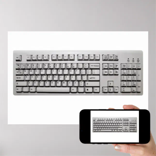 computer keyboard poster | Zazzle