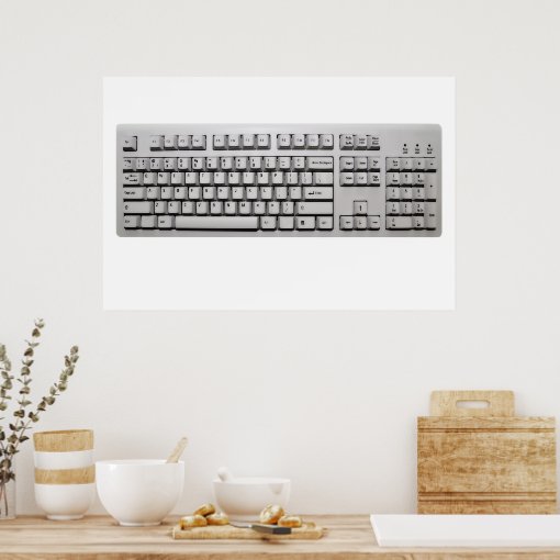 computer keyboard poster | Zazzle
