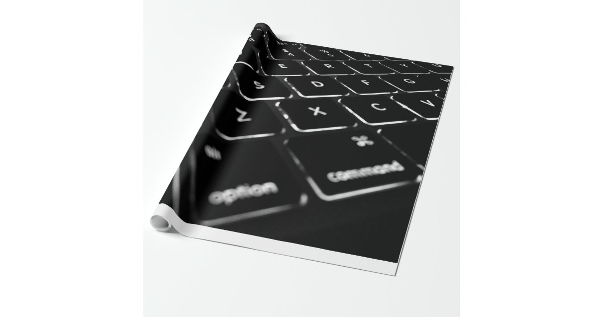 Computer Keyboard Wrapping Paper | Zazzle