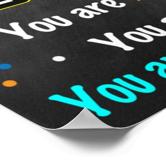 Computer Lab Rainbow Poster | Zazzle