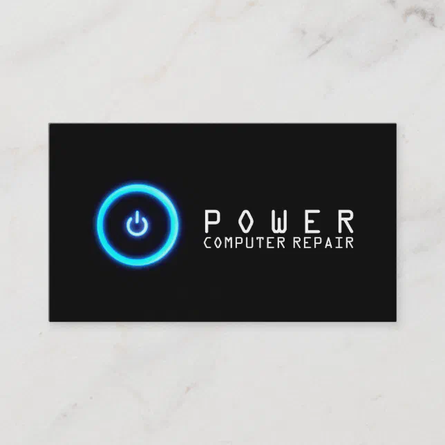 Computer, Laptop, PC Repair Business Card | Zazzle