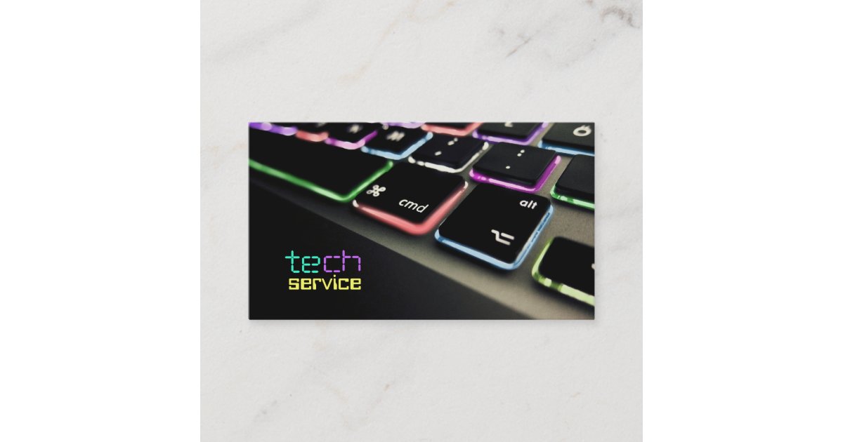 Computer, Laptop, PC, Repair, Business Card | Zazzle