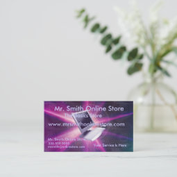 Computer Logo Business Card | Zazzle