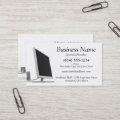 Computer Monitor Business Card Design 2 | Zazzle