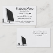 Computer Monitor Business Card Design 2 | Zazzle