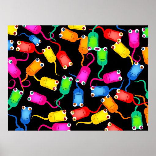 Computer Mouse Wallpaper Poster | Zazzle