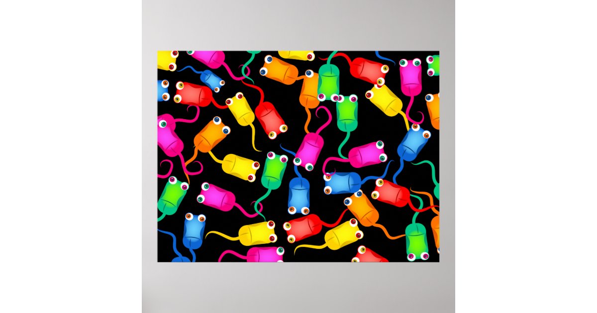 Computer Mouse Wallpaper Poster | Zazzle