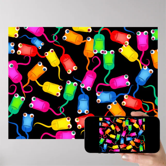 Computer Mouse Wallpaper Poster | Zazzle