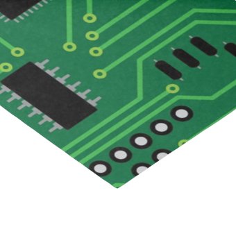 Computer Nerd Circuit Board CPU I Tissue Paper | Zazzle