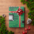 Computer Nerd Circuit Board CPU Wrapping Paper | Zazzle