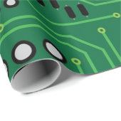 Computer Nerd Circuit Board CPU Wrapping Paper | Zazzle
