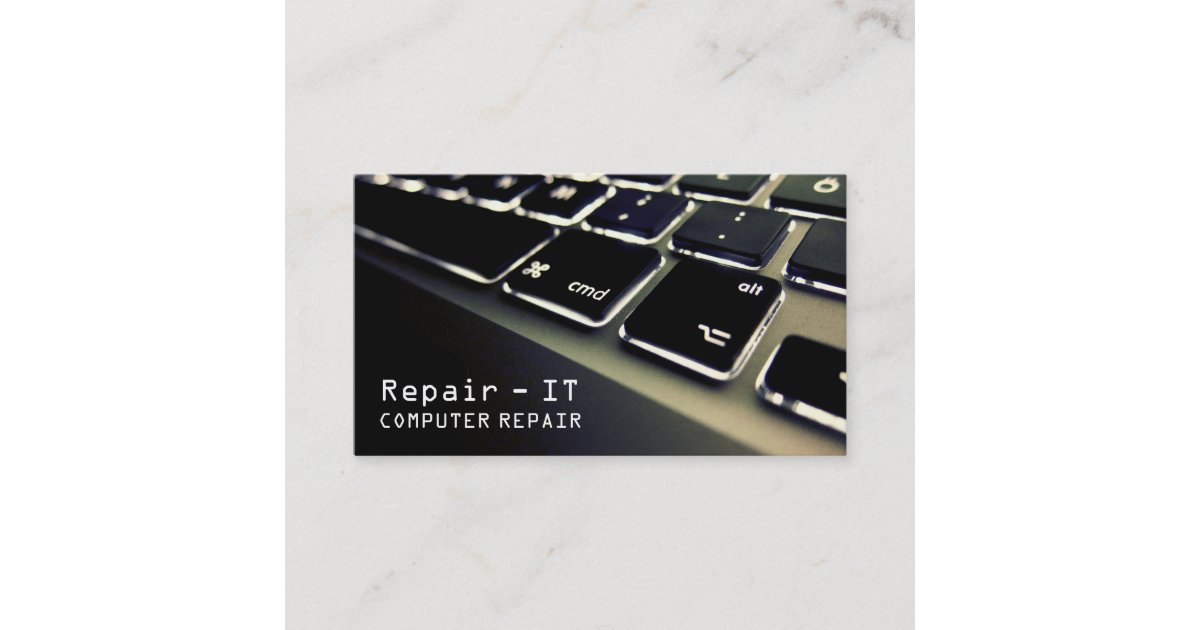 Computer, PC, Electronics Repair Business Card | Zazzle