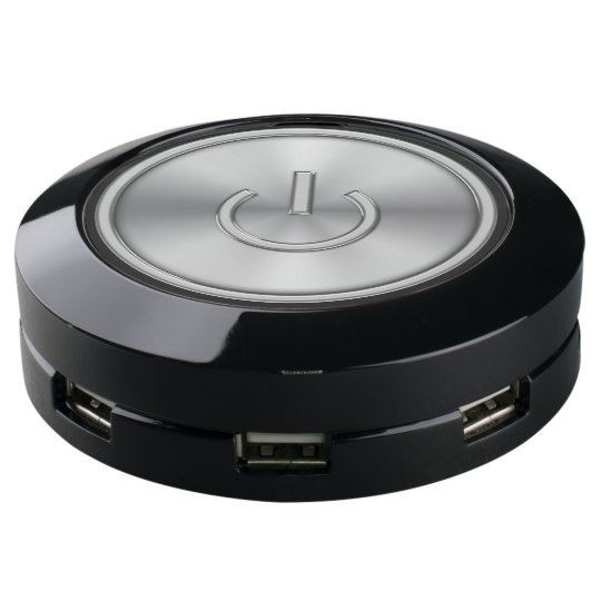 Computer Power Button Theme USB Charging Station | Zazzle.com