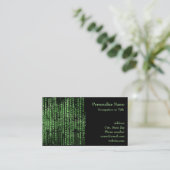 Computer Program Data Matrix Tech Business Card | Zazzle