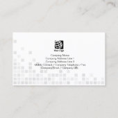 Computer Programmer IT Skills Abstract Blue Dots Business Card | Zazzle