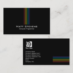 Computer Programmer Simple Business Card | Zazzle