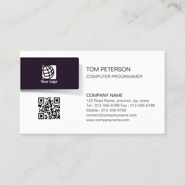 Computer Programmer Technical Skills Business Card | Zazzle