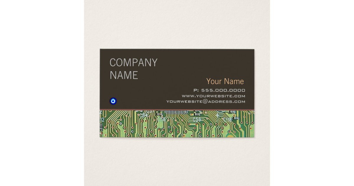 Business Cards Templates Free Computer Virus