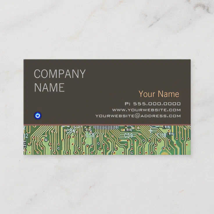 Computer Repair Business Card | Zazzle