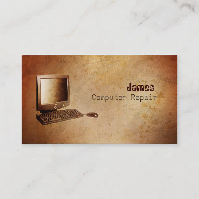 Computer Repair Business Cards | Zazzle