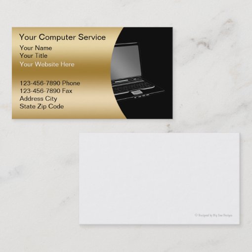 Computer Repair Business Cards | Zazzle