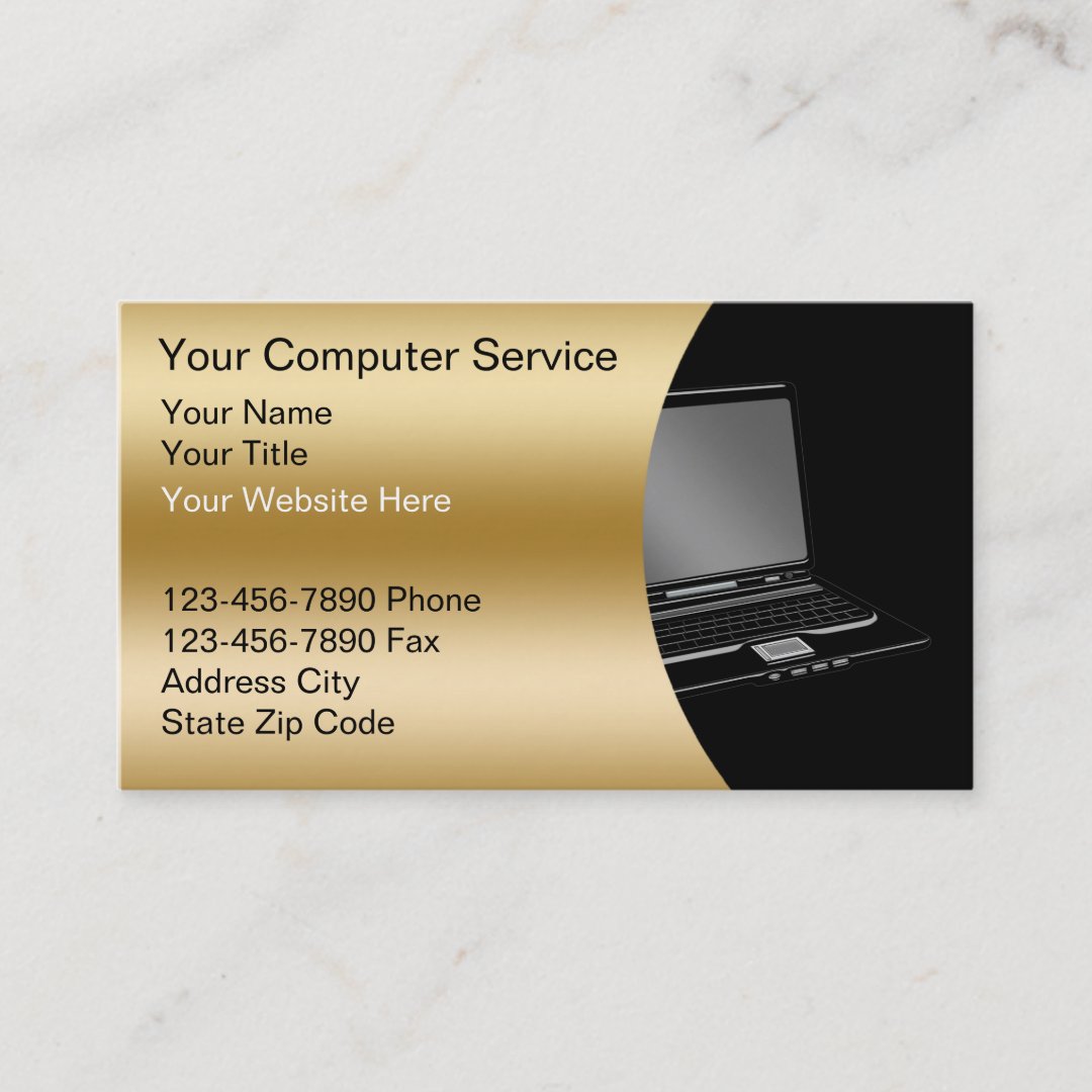 Computer Repair Business Cards | Zazzle