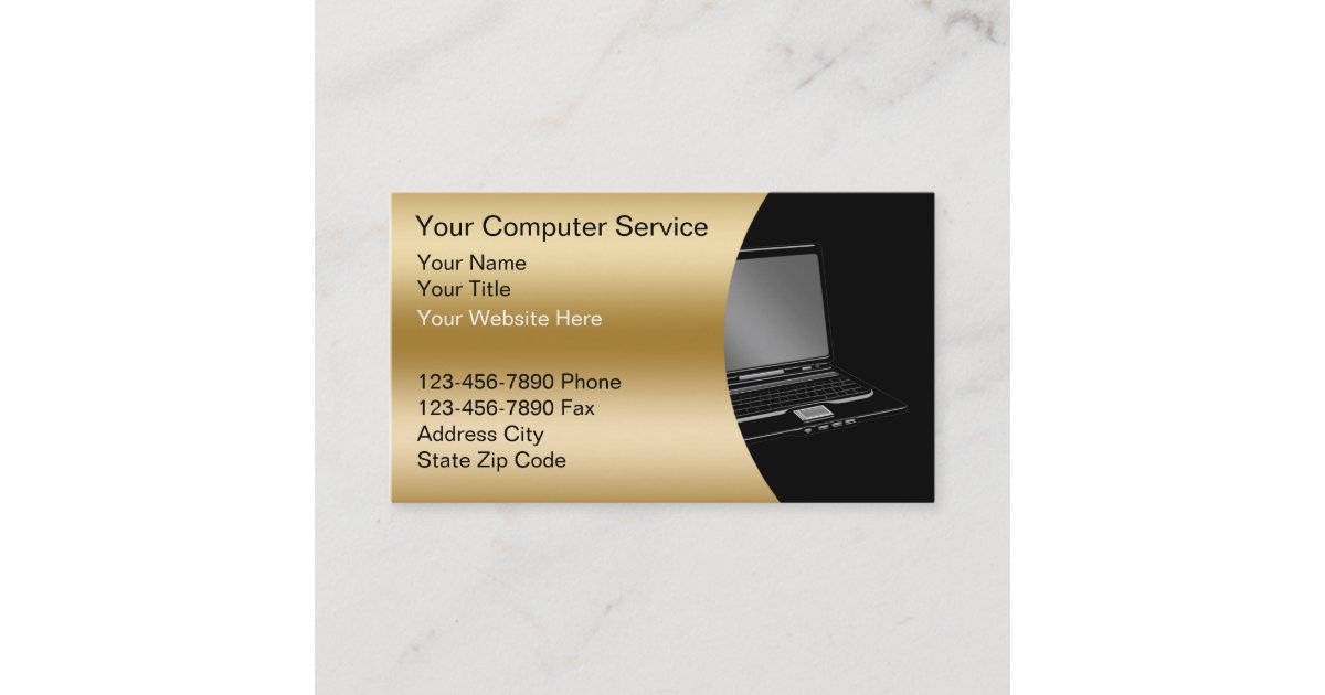Computer Repair Business Cards | Zazzle