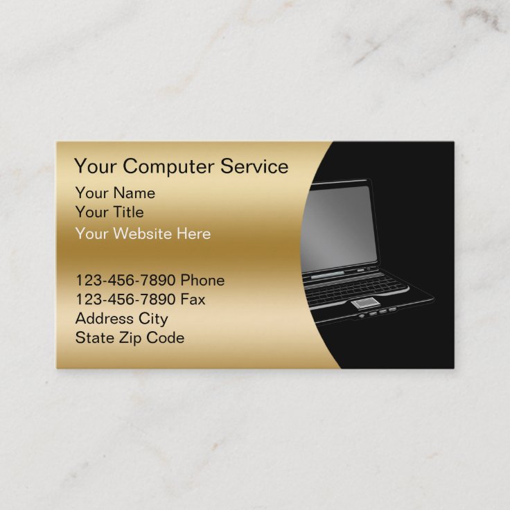 Computer Repair Business Cards | Zazzle