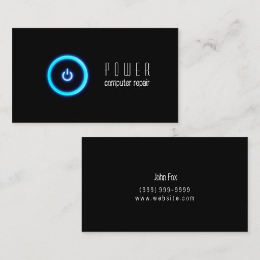 Computer Repair, PC, Laptop, Business Card | Zazzle