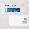 Computer Repair Ripped Paper Electronic Circuits Business Card | Zazzle