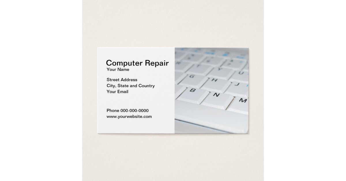 Computer Repair Services Business Card | Zazzle.com