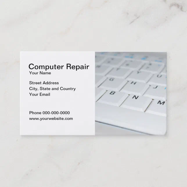 Computer Repair Services Business Card | Zazzle