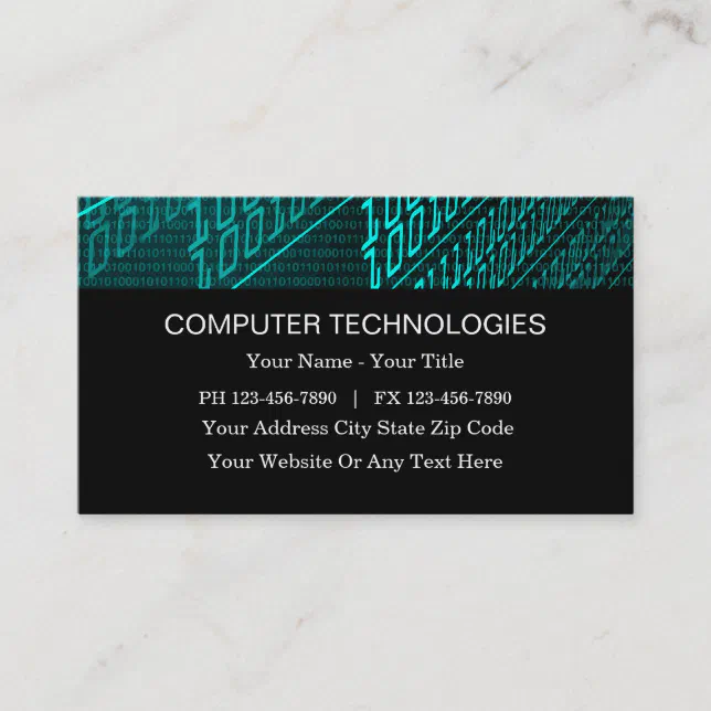 Computer Repair Services Business Card | Zazzle