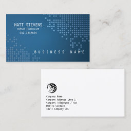 Computer Repair Technician Technical Skills Business Card | Zazzle