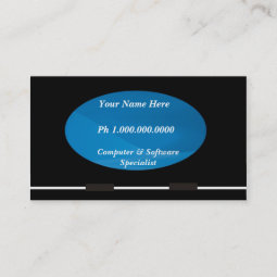 Computer Sales & Repair Business Card | Zazzle