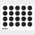 Computer Science Python Programmer Eat Code Sleep Classic Round Sticker ...