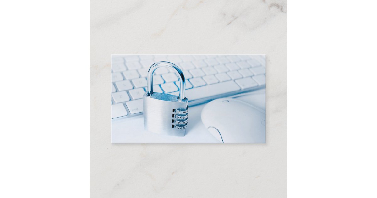 computer security business card | Zazzle