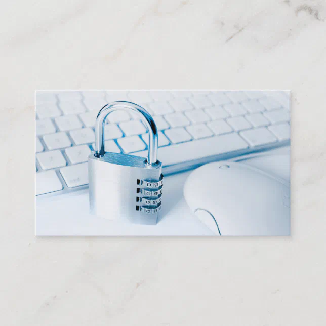 computer security business card | Zazzle