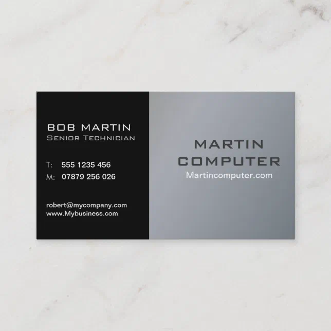 Computer Service Repair Create Your Own Easy Business Card | Zazzle